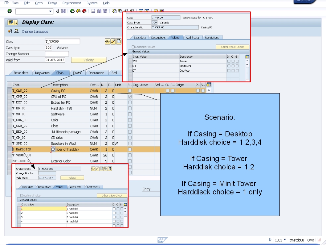 青蛙SAP分享 Froggy's SAP sharing: VC07 Restrictable Characteristics with Variant Table