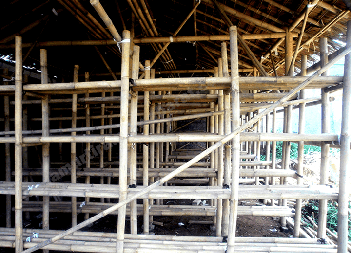 Membuat kumbung dan rak jamur tiram