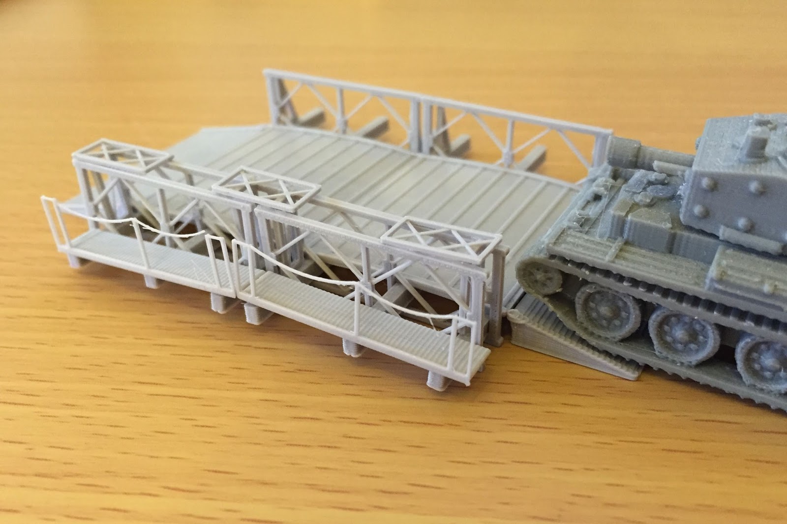 The Making of a Maker: Flames of War, 3D Printed, Bailey Bridge