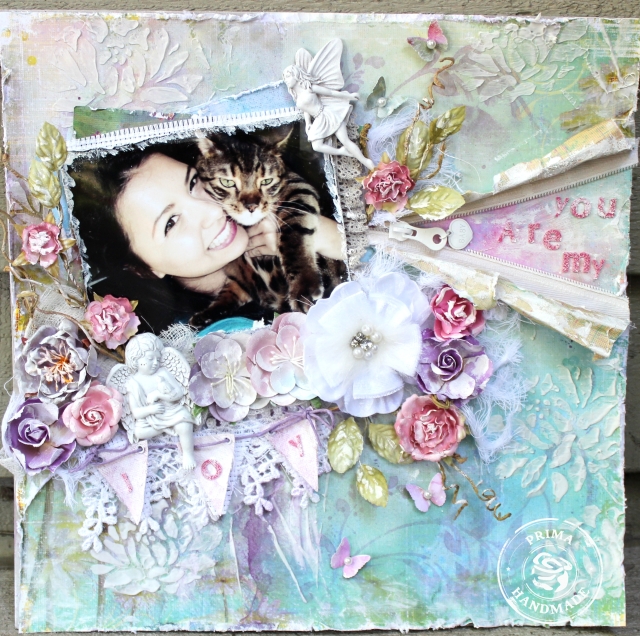 ShabbyChicJCouture : Prima Firefly Layout "You Are My Joy" from Simple ...