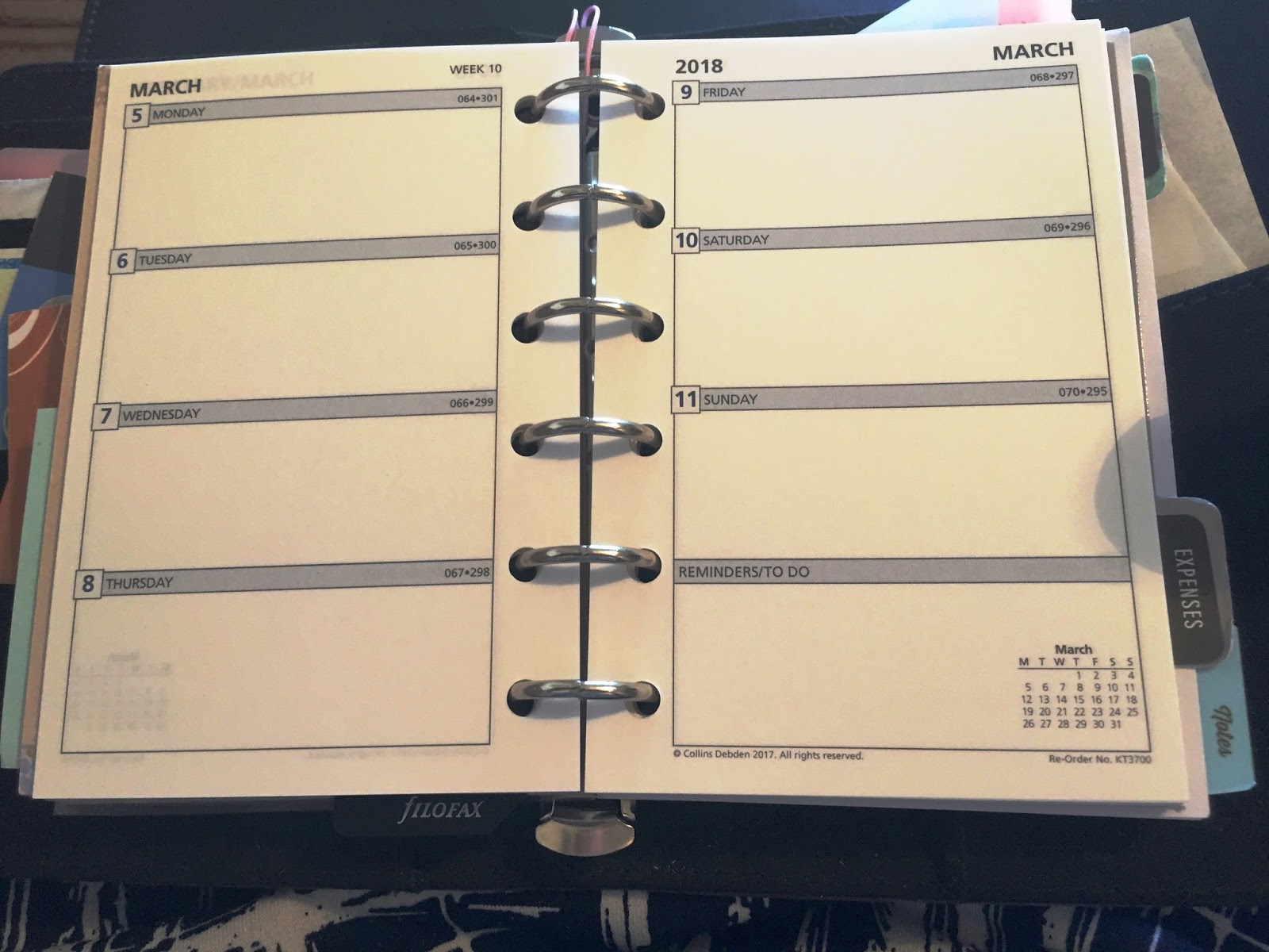 Orangecoffee69: 2018 Filofax/ Planner Diary Inserts.
