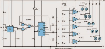 LED Circuit Project Using with 555 IC - Electronics Circuit Projects ...