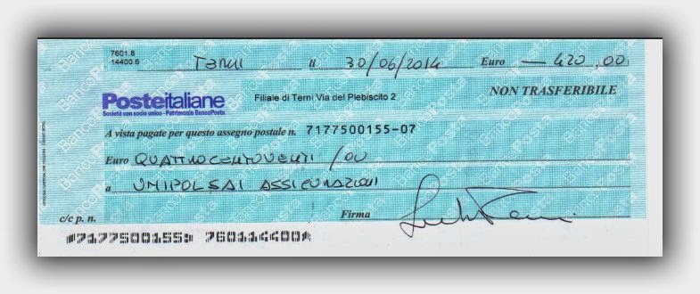 Pagamento Quota Assicurazione