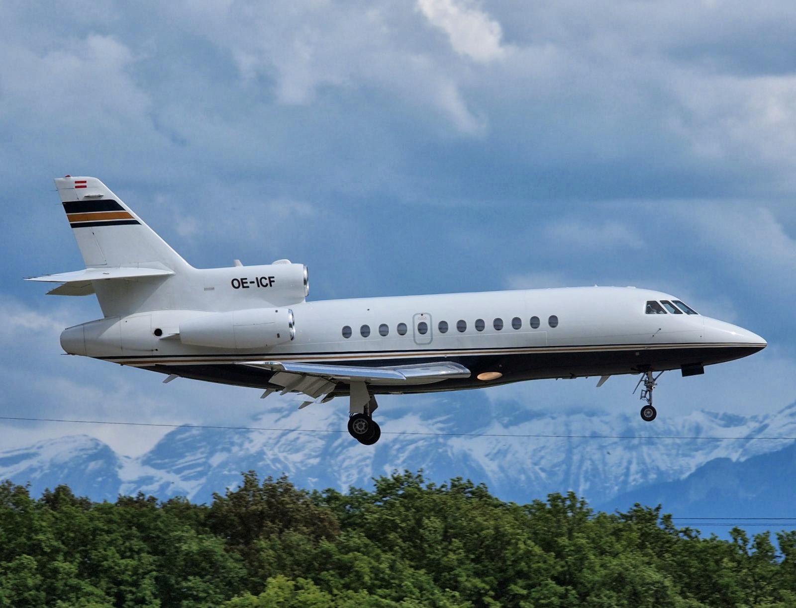FLUGZEUGE Privatjets etc: OE-ICF Dassault Falcon 900 F900 >COE