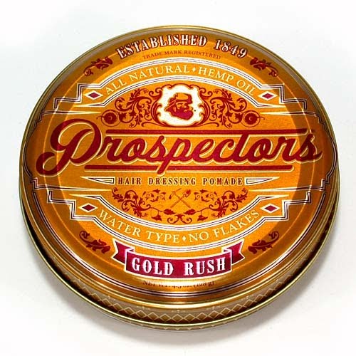 Wet The Face: Review - Prospectors / Gold Rush Pomade