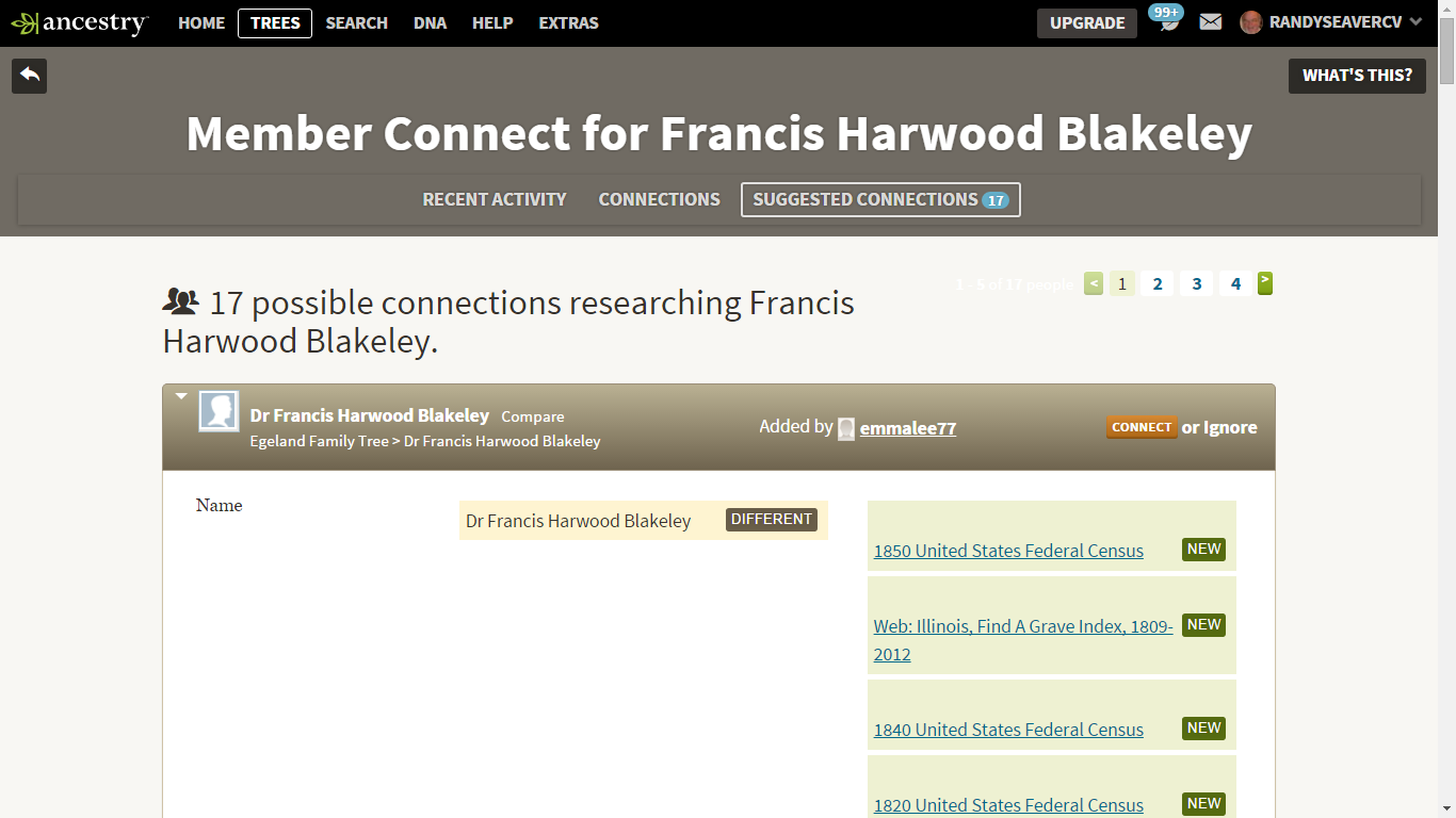 Genea-Musings: Ancestry.com Activates Member Connect in Ancestry Member ...