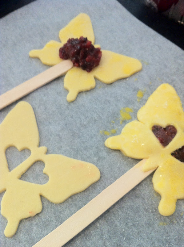 Maude and Betty: Butterfly jam tarts