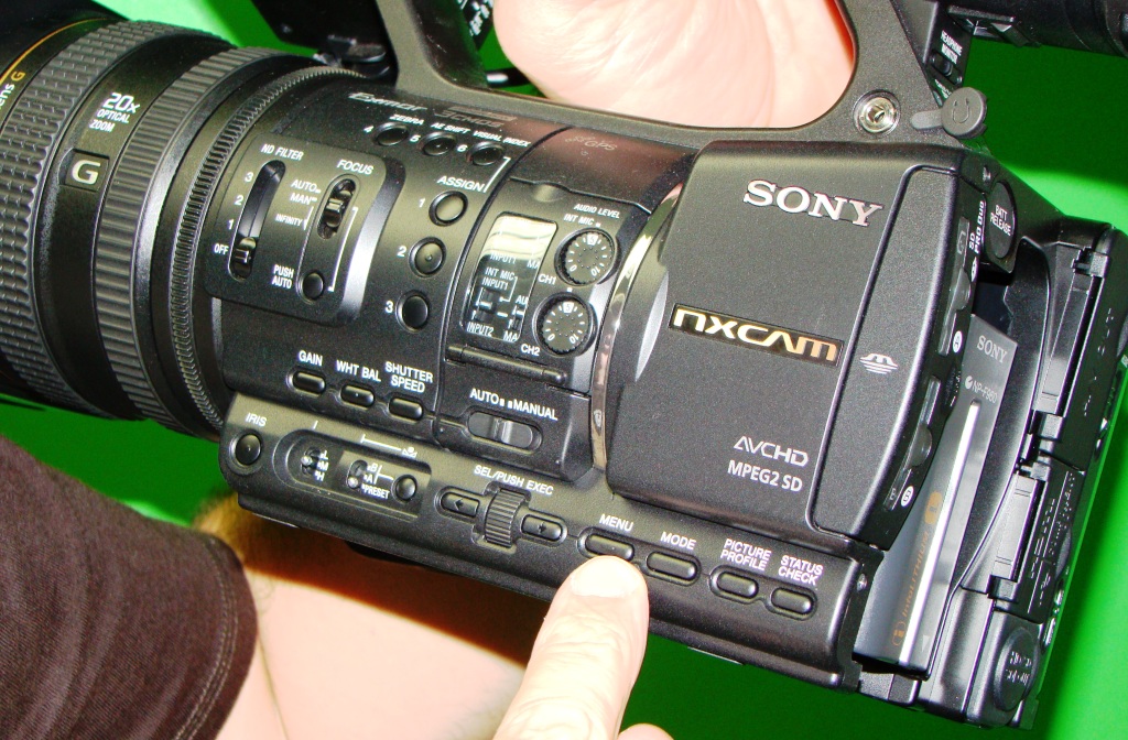 SONY NX5 - CONFIGURAÇÕES ~ Keko Sinclair - Vídeos, Dicas, Projetos