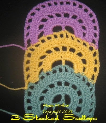 Crochet Living: Crochet Lacey Scallops Pattern Demystified