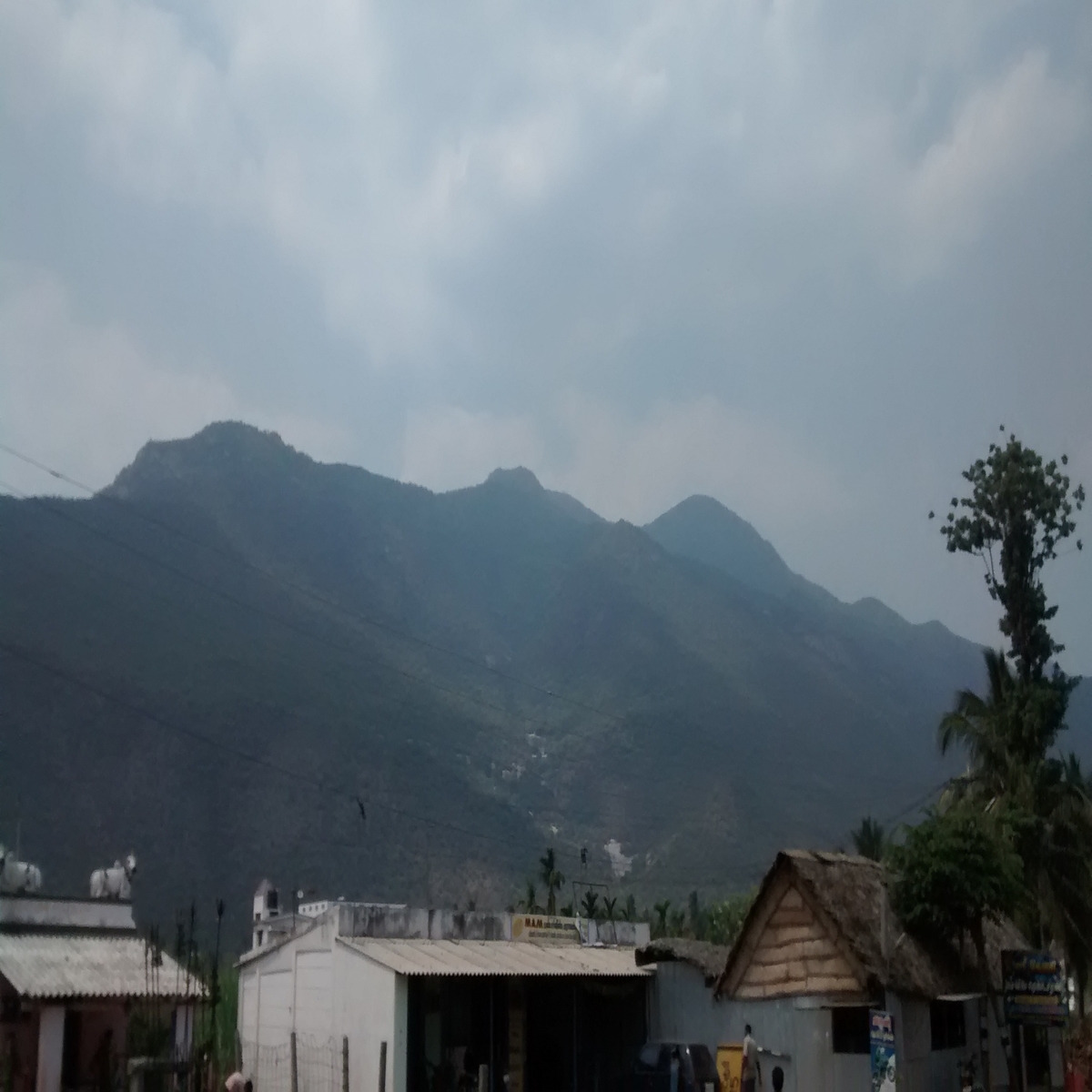 the river along poolampatti village