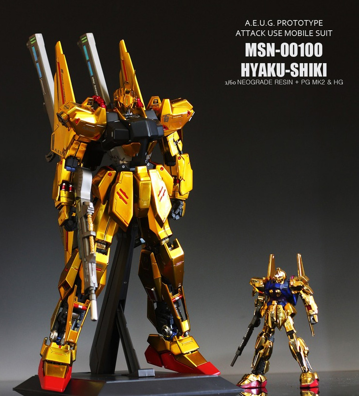 GUNDAM GUY: 1/60 MSN-00100 Hyaku-Shiki [NeoGrade Resin + PG Mk-II]