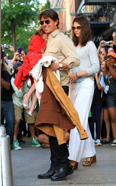 Tom Cruise with his Family