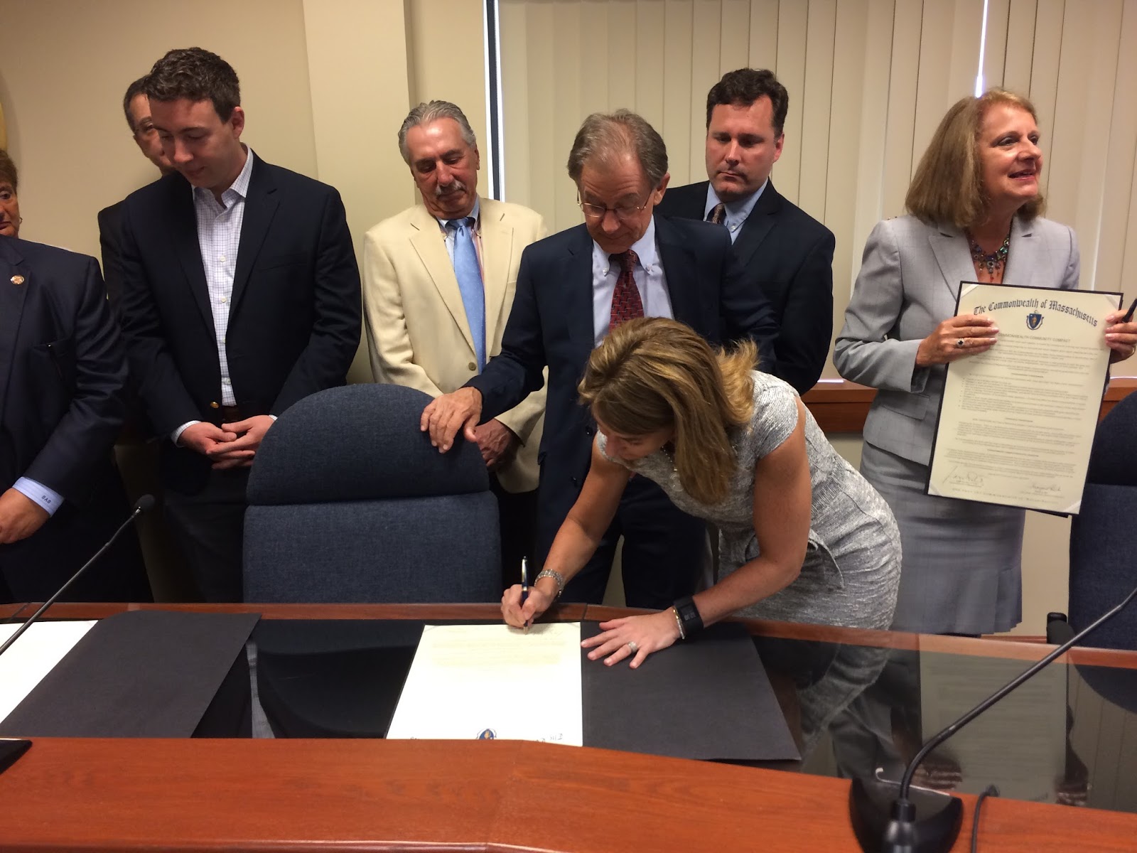 Franklin Matters: Franklin signs Community Compact