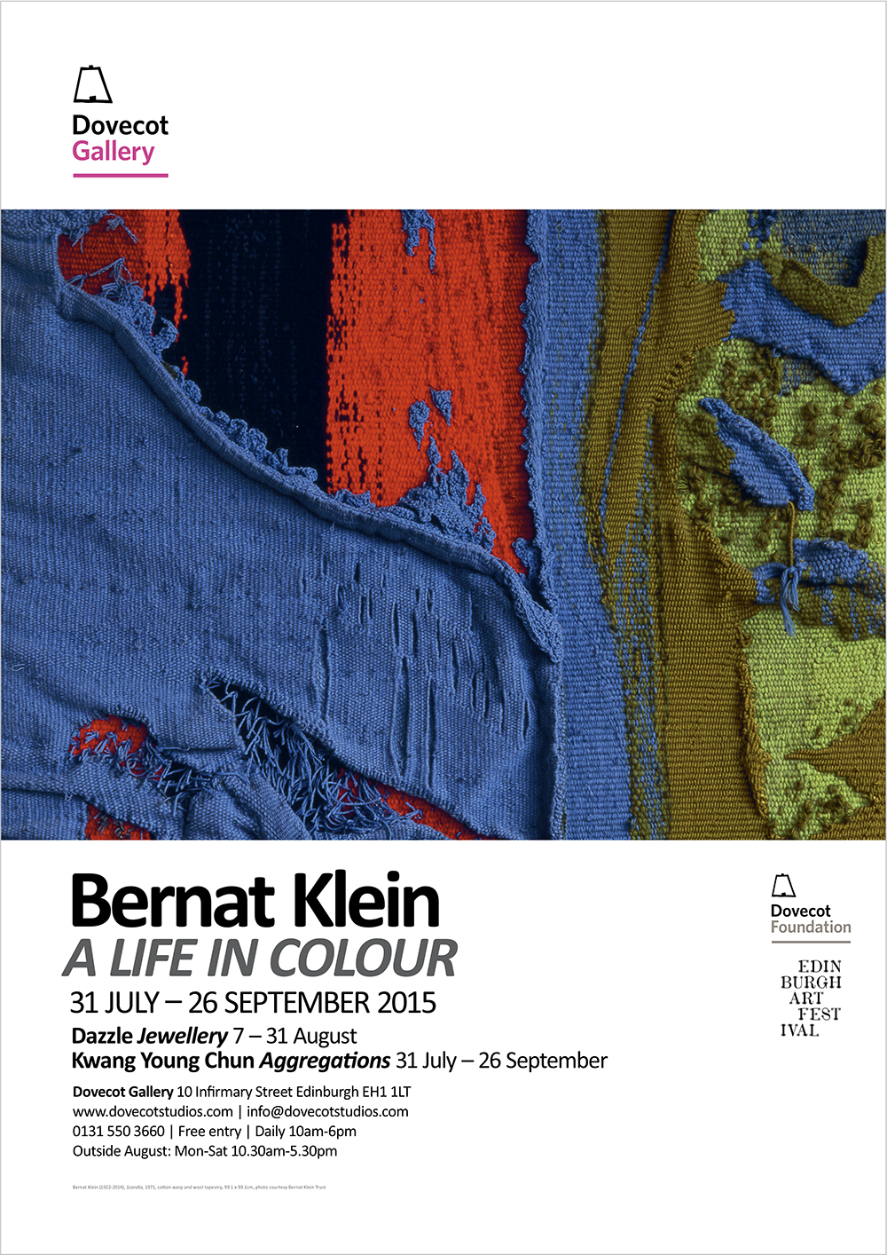 James Brook / Design: Bernat Klein Poster