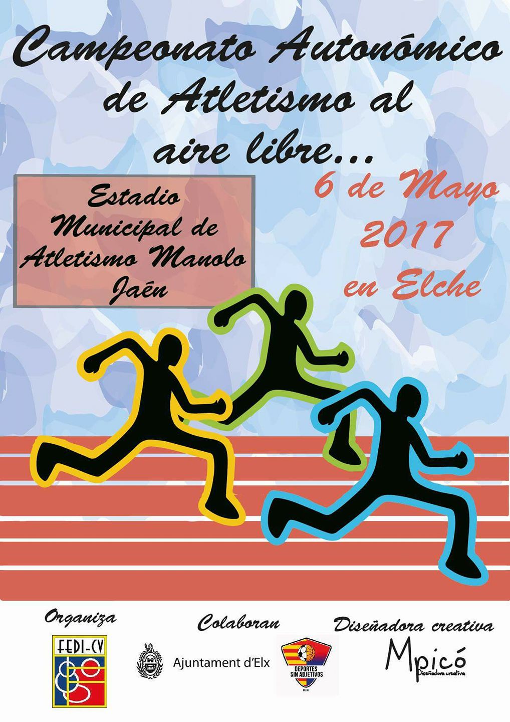 Cartel Campeonato Autonómico de Atletismo 2017