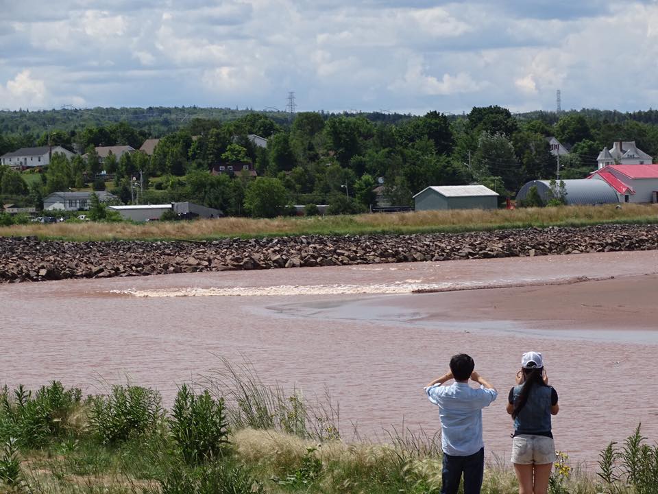 Reflections Visits Nova Scotia 2016: August 2, 2016 - - Truro Tidal Bore