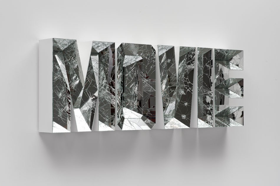 APARTE: DOUG AITKEN TEXT SCULPTURE