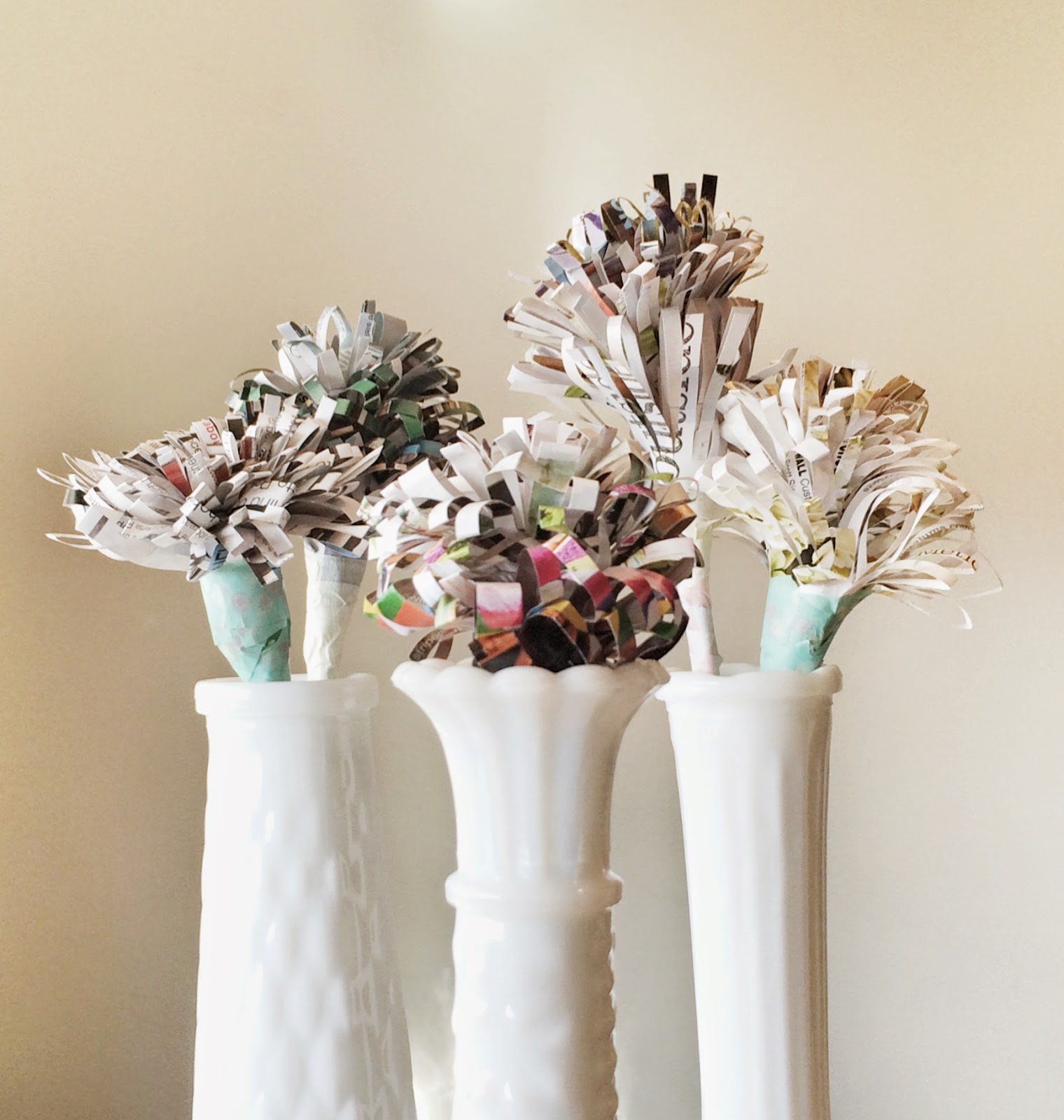 Hearth Handmade: Recycled Paper Flowers Craft