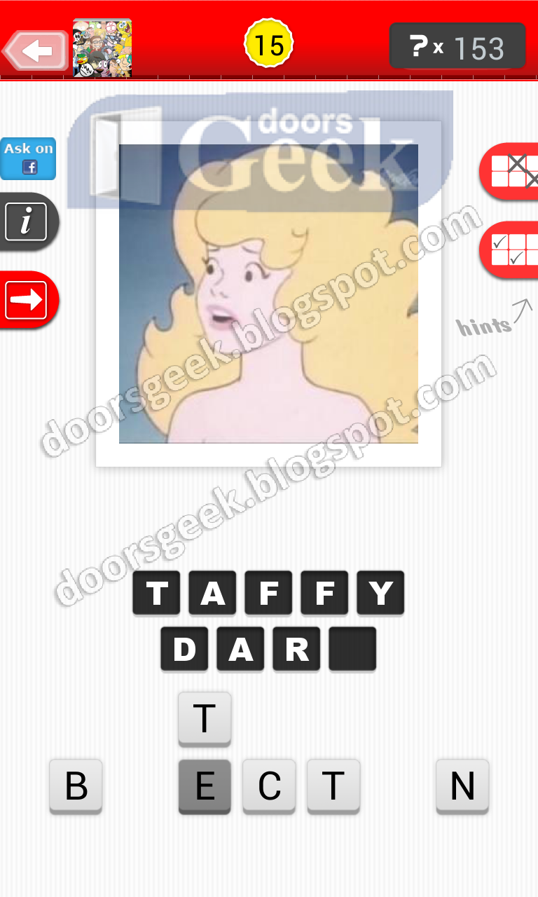 Guess The Cartoon Level 13-15 ~ Doors Geek