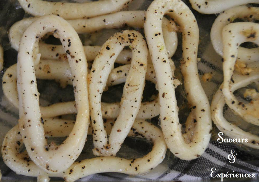 Saveurs et Expériences : Calamar Grillé à l'Ail