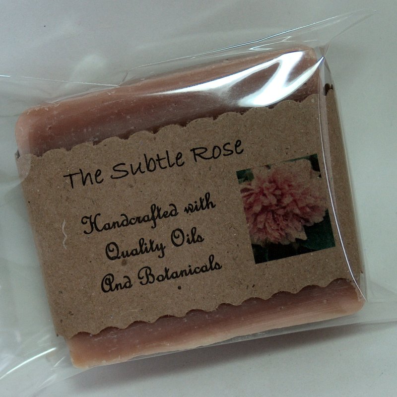 Cranberry Morning: Handcrafted Rose Soap - 'The Subtle Rose'