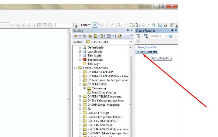 Cara Membuat Shapefile (Shp) Arcgis - Geograpik