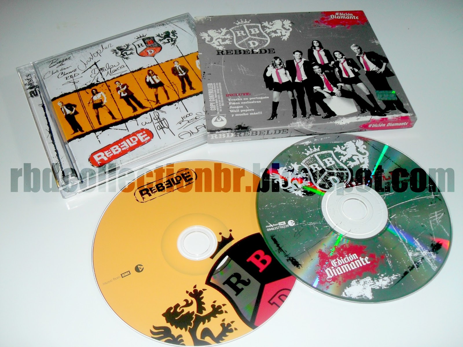 RBD Collection Brasil: CD Duplo Rebelde Edição Diamante (MX)