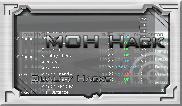 New World Games: » Medal Of Honor Hack - Hacks - Cheat - Aimbot - MOH ...