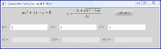 Inspired by Actual Events: JavaFX 2 Presents the Quadratic Formula