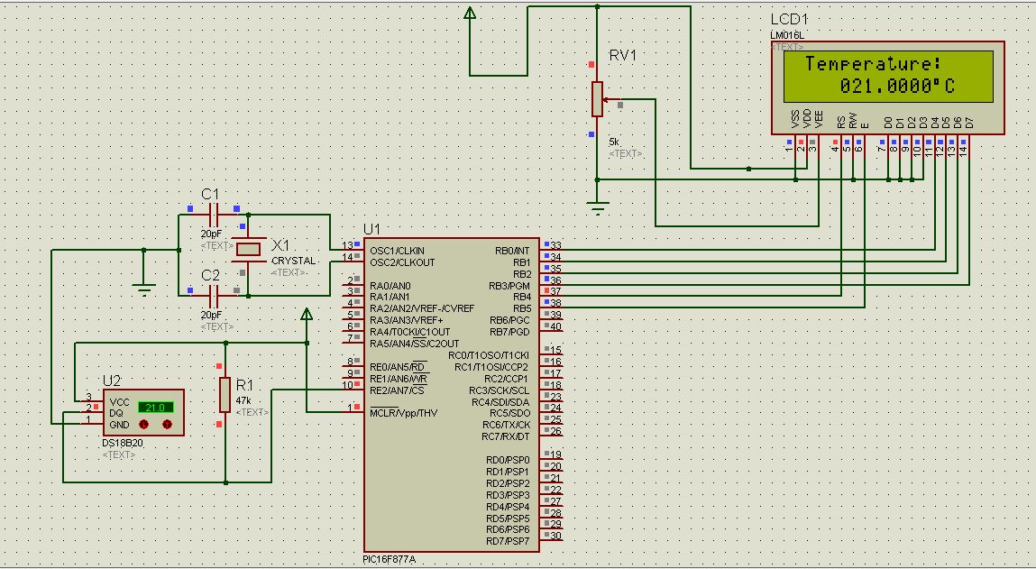 Forums / PIC Microcontroller Discussion / DS18B20 with 16F877A ...