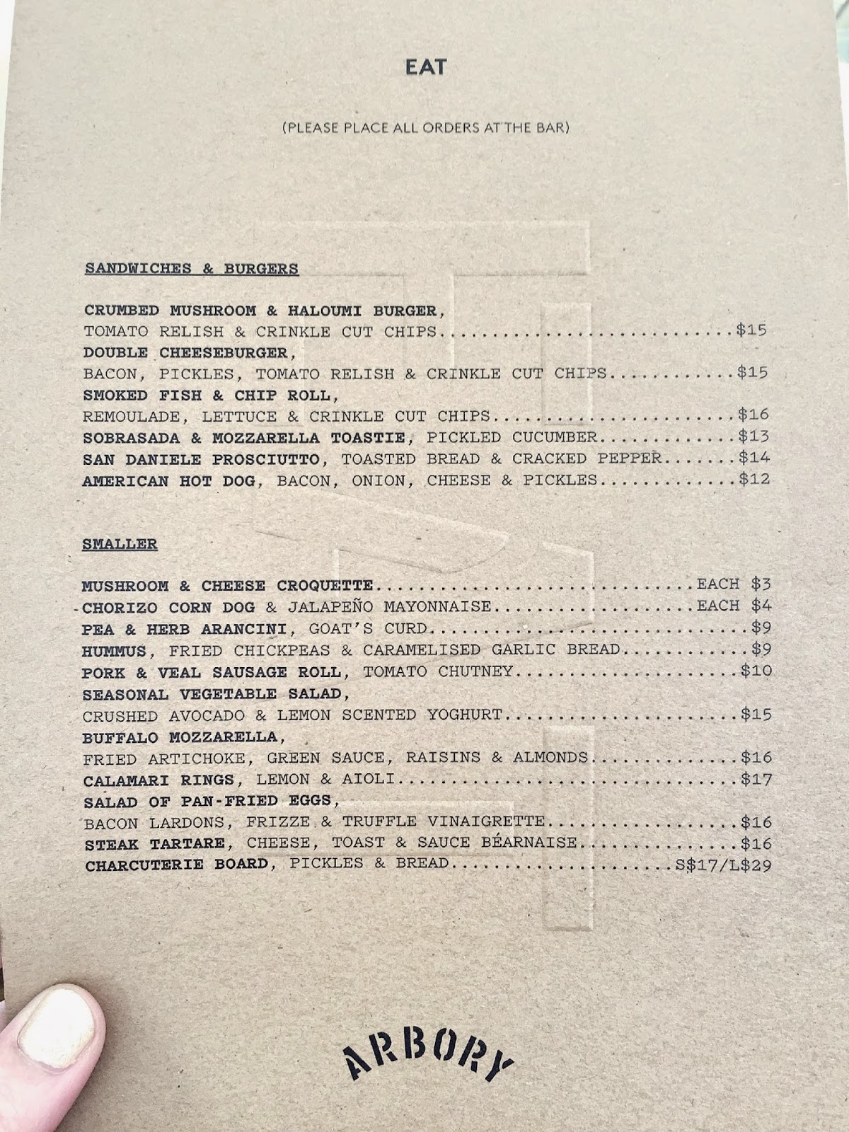 Arbory Bar and Eatery