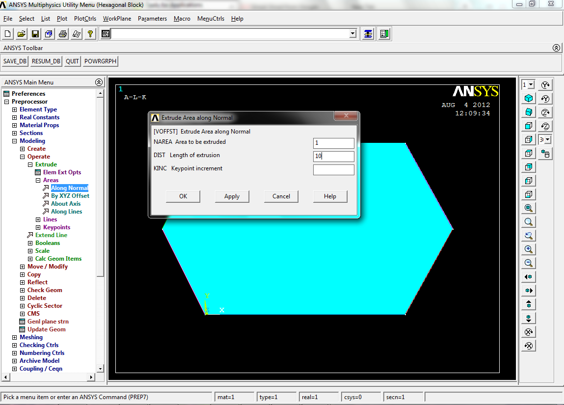 FRANSYS: How to create a 3D Model in ANSYS