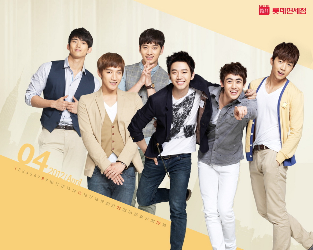 Everything About 2PM: [Poster] 2PM Lotte Duty Free Wallpaper [Calendar ...