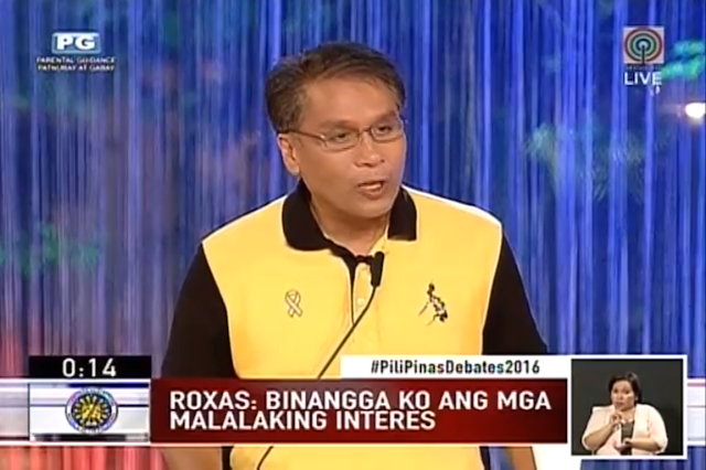 Video of Mar Roxas' Alleged Scripted Answer on ABS-CBN's Presidential ...