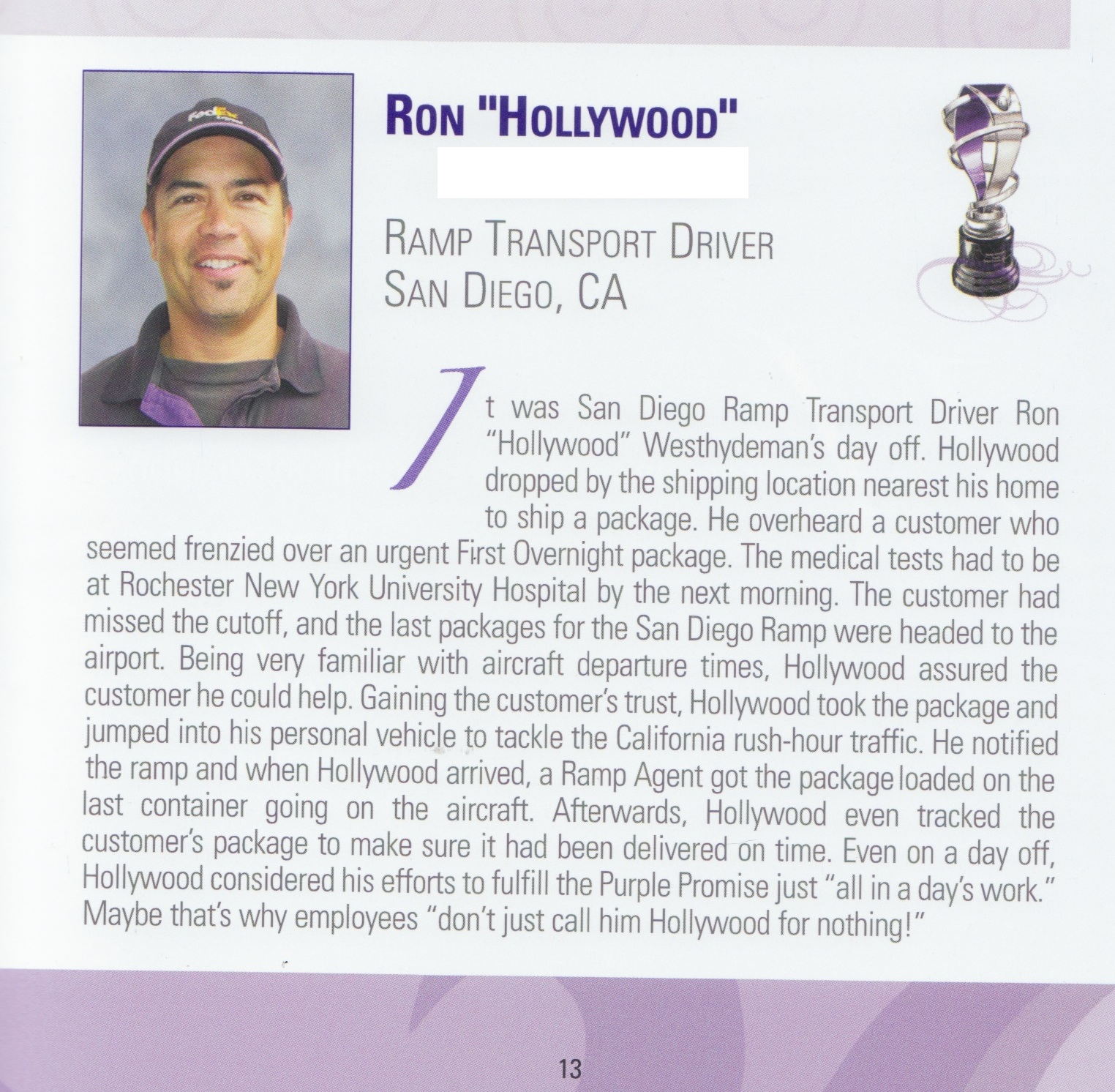 Living in San Diego: Purple Promise