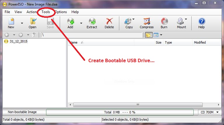 Fungsi Power Iso (part1) Membuat Bootable Flashdisk - owob33's Blog
