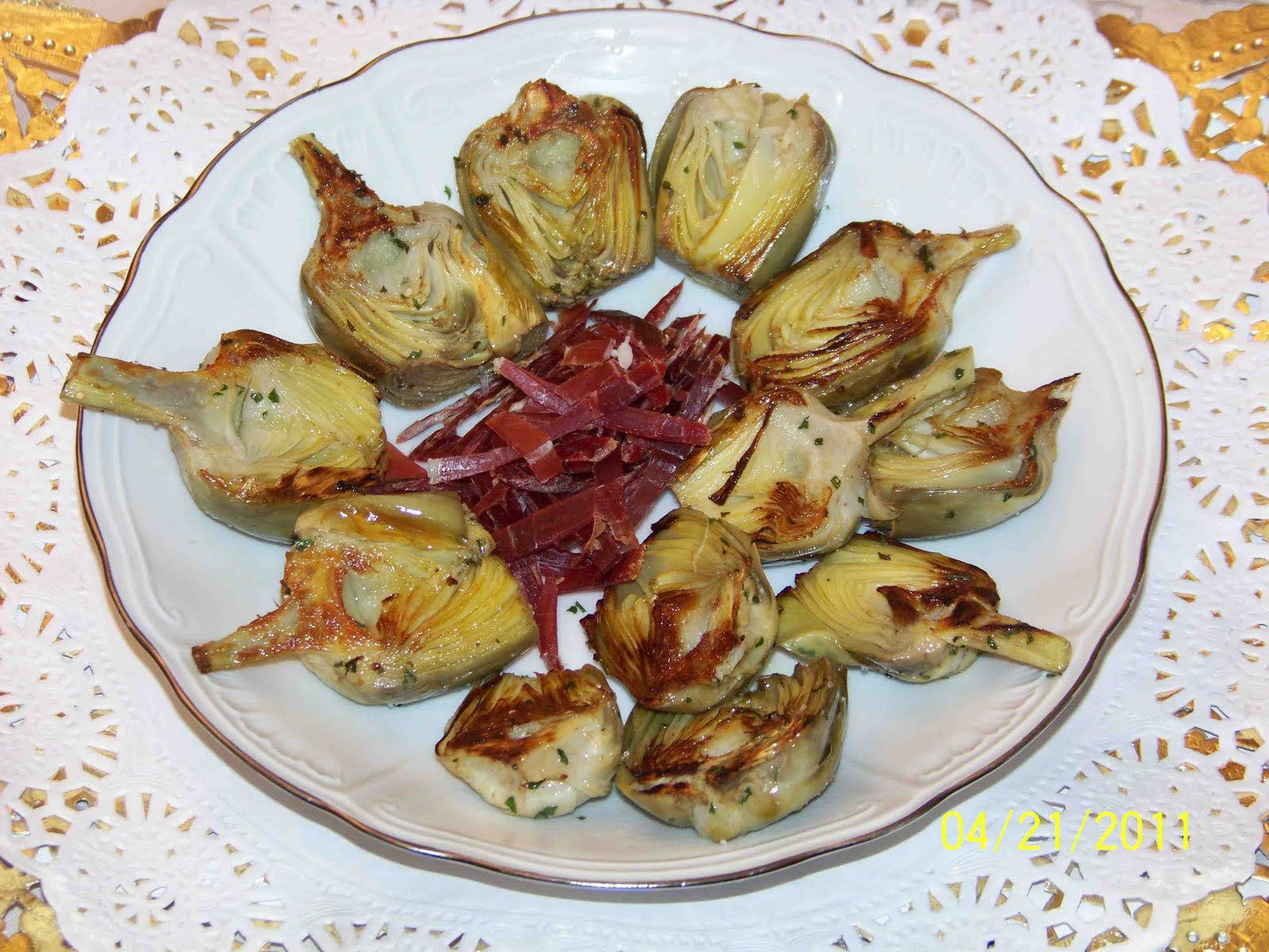 Culinaria y otras cosas: Alcachofas a la plancha