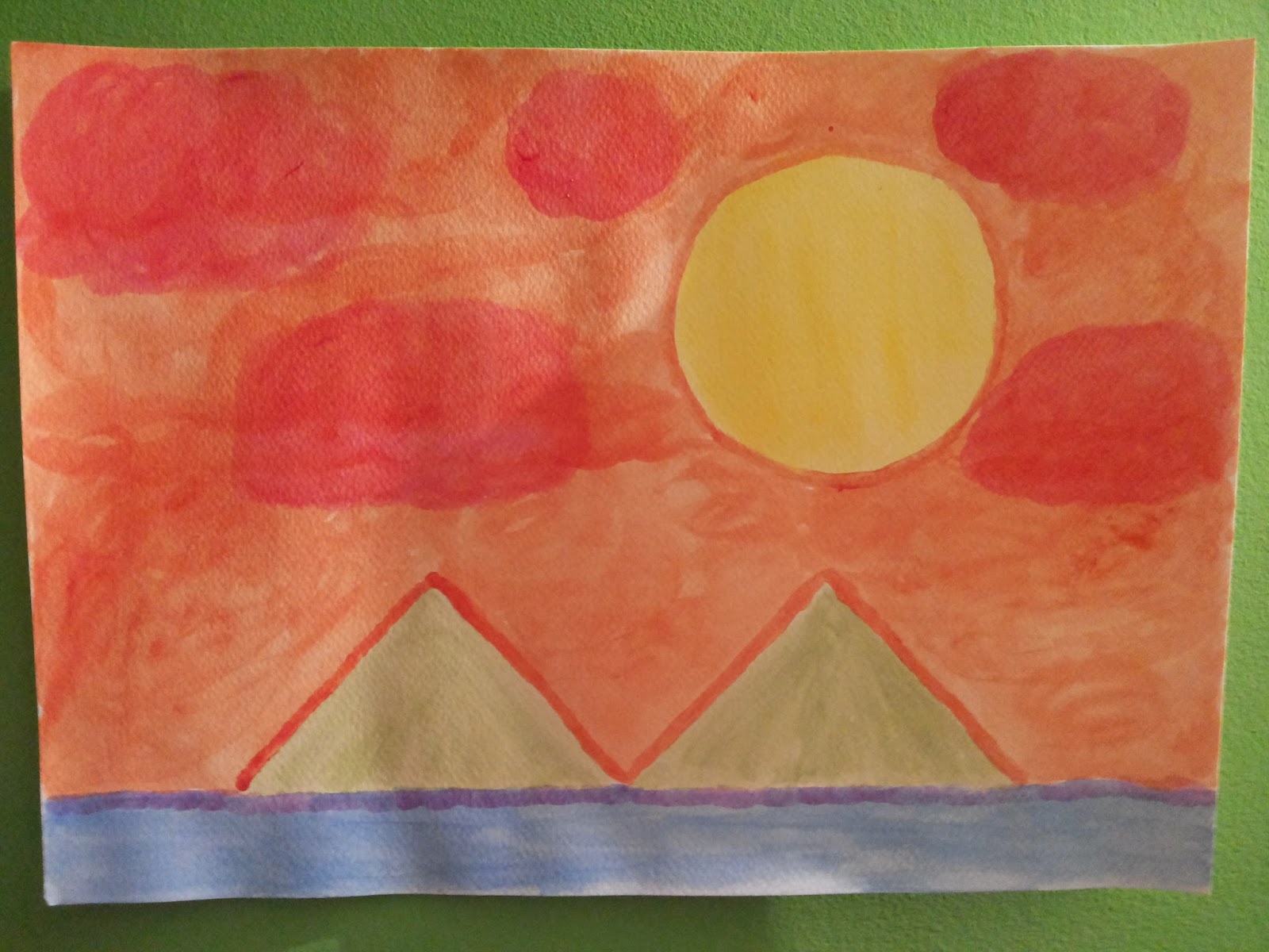 COLORES PRIMARIOS Y SECUNDARIOS: paisaje