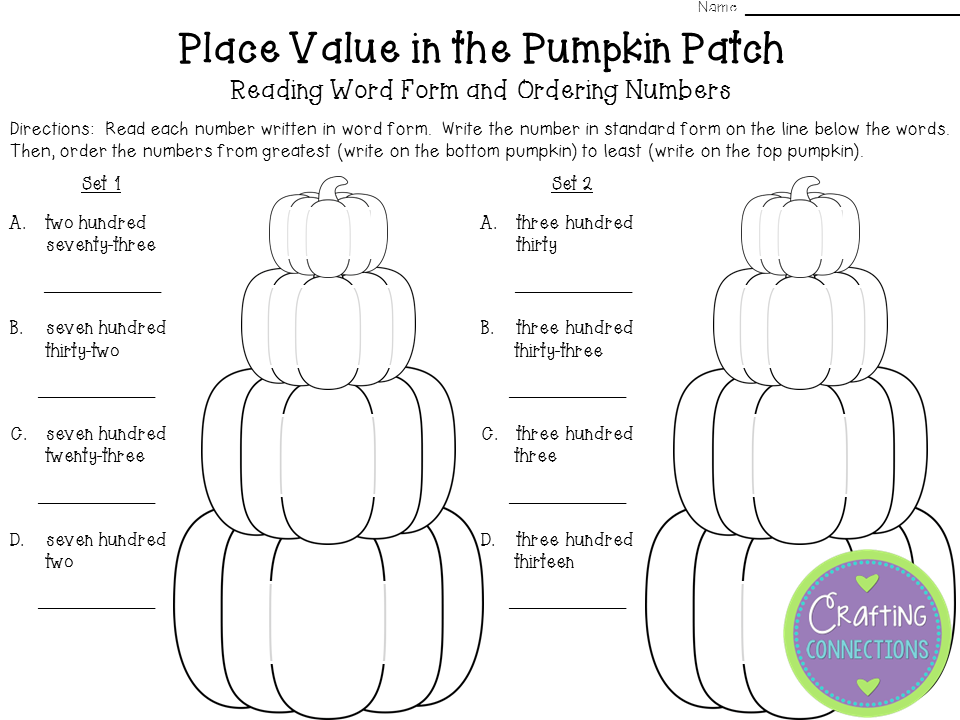 A First for Me... A Math Craftivity! | Crafting Connections