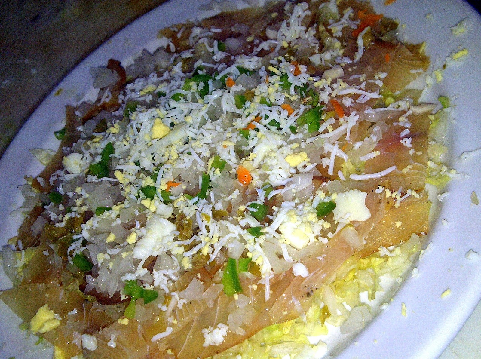 ZORBASH: Carpaccio de Lau-Lau ahumado (receta)