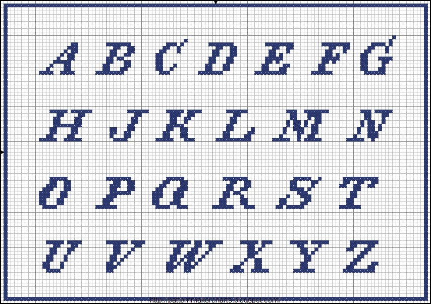 Gallerphot: buchstaben sticken kreuzstich