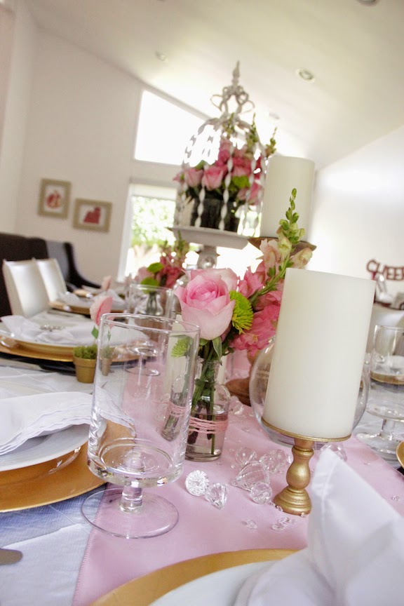 Gold Loves Pink Dinner Party