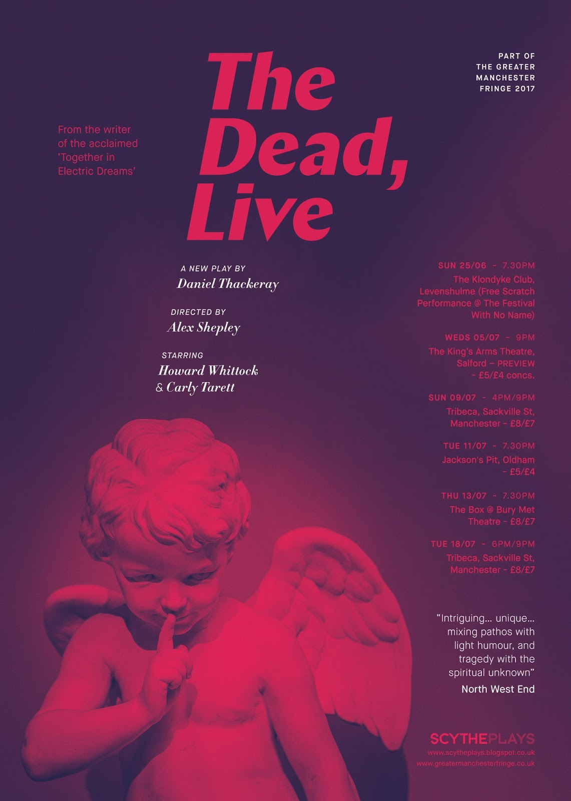 Scytheplays Ltd: The Dead, Live - The poster art