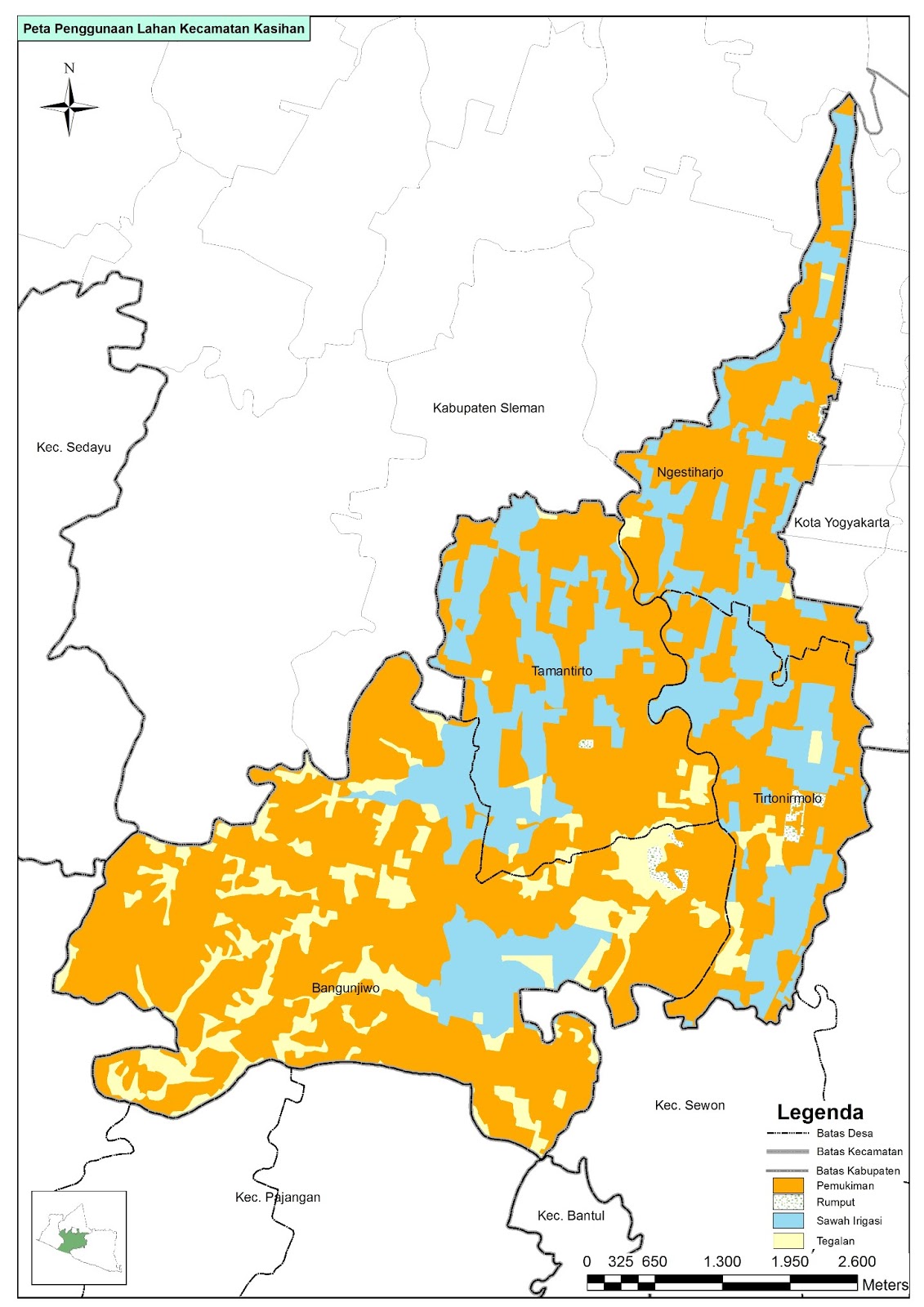 Bantul Magnificent: Kumpulan Peta Kabupaten Bantul