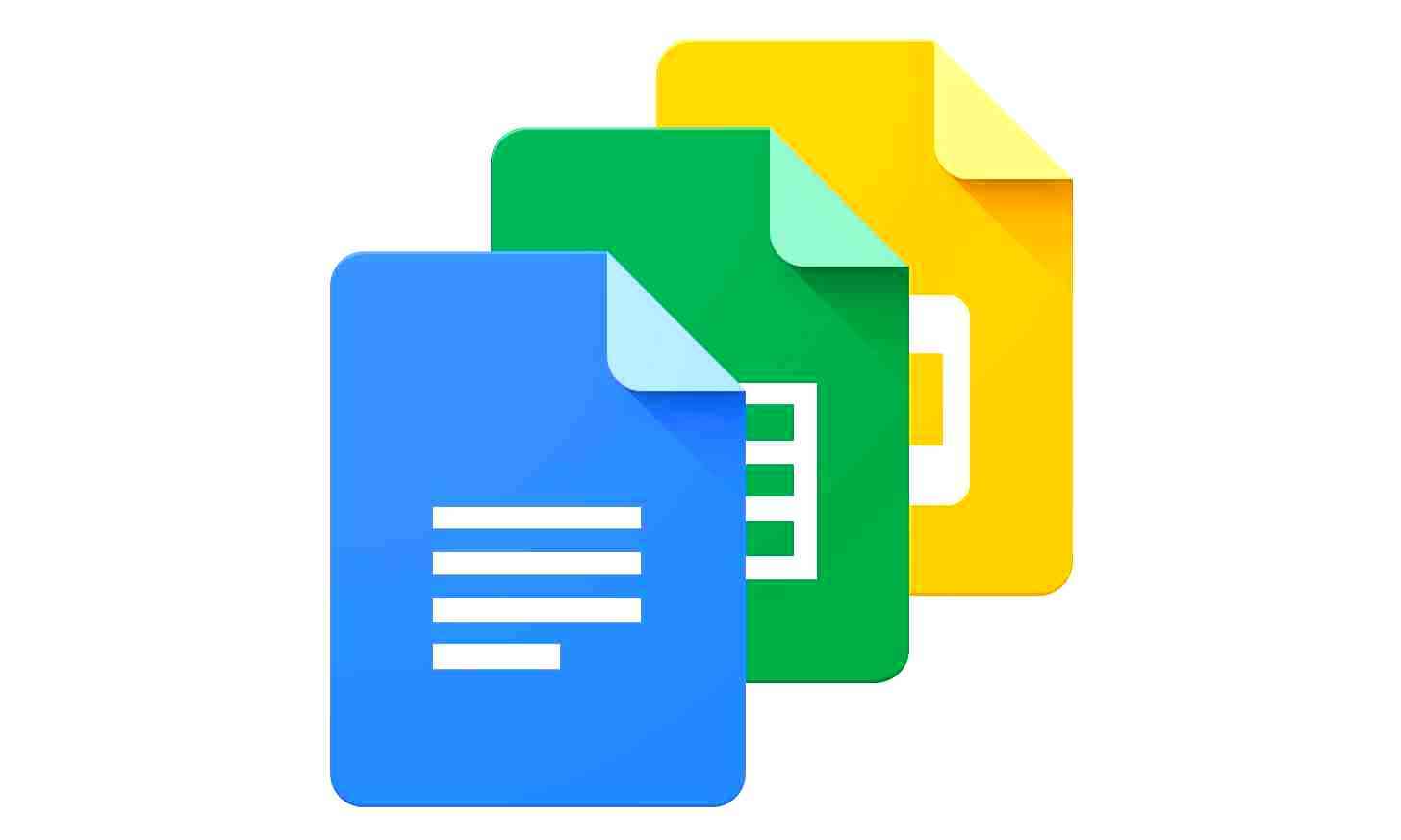 Google Docs, Sheets, and Slides