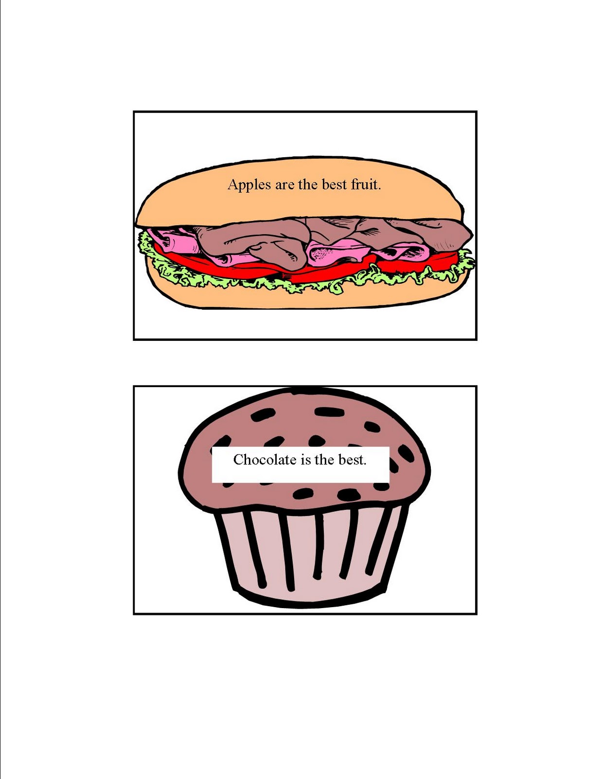 Literacy & Math Ideas: Fact and Opinion Lunch