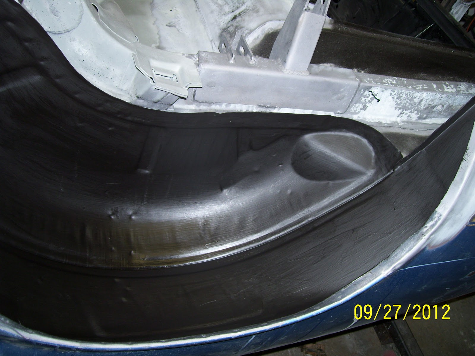 Night Mission Boss 302 Blog: Rear Wheel Tub Prep & Fender Lip Rolling