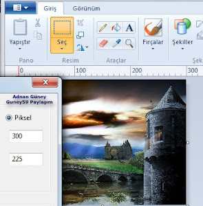 Paint ile Resim Boyutlandırma Seo - Guney59 Paylaşım