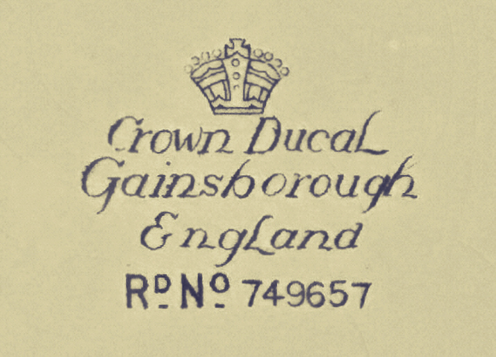 Crown Ducal & Charlotte Rhead Pottery: Crown Ducal backstamps. Part 2 ...
