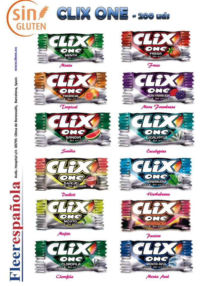 La buscadora de Internet: Fleer y sus chicles Clix y Dubble Bubble
